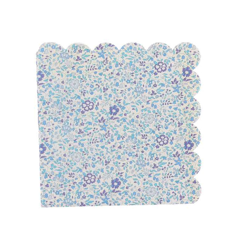 Servilleta liberty azul vintage cocktail / 20 uds. – La Fiesta de Olivia