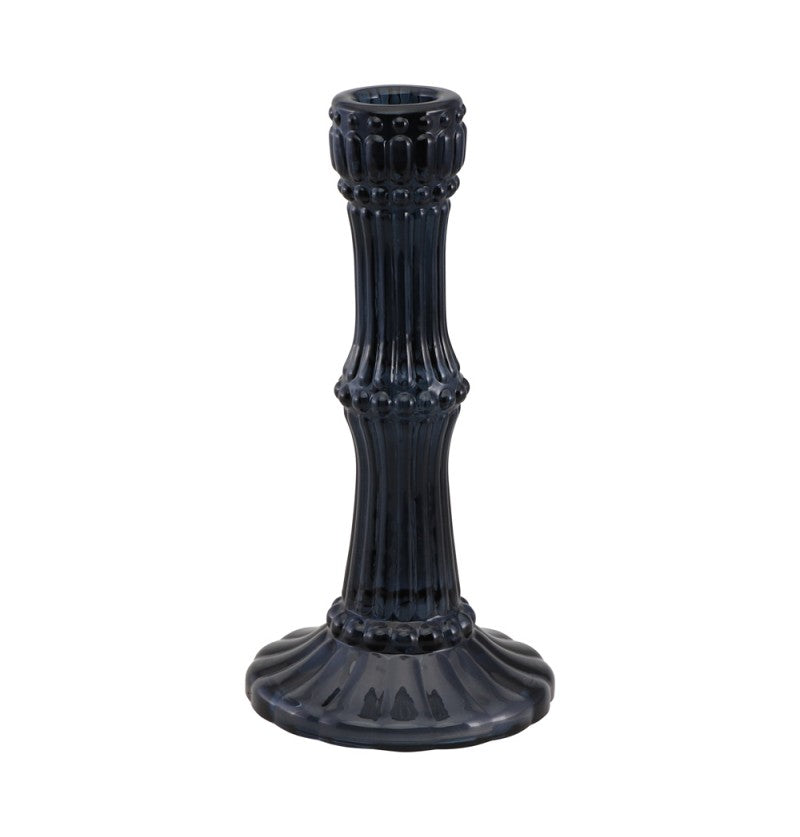 Candelabro gótico alto negro cristal – La Fiesta de Olivia