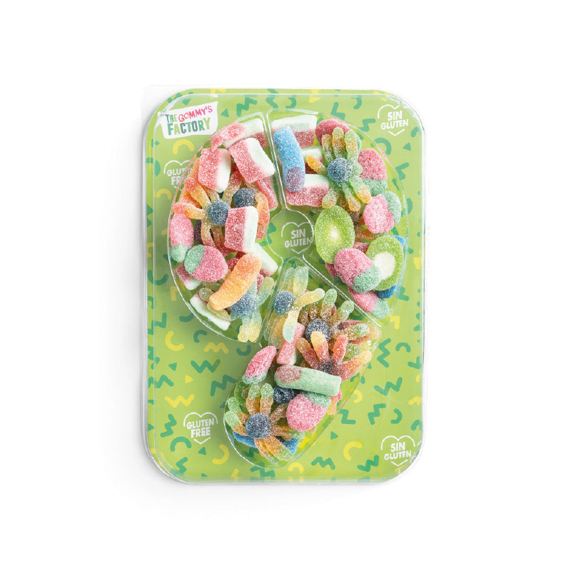 Número 9 de golosina XL Mix Pica – La Fiesta de Olivia