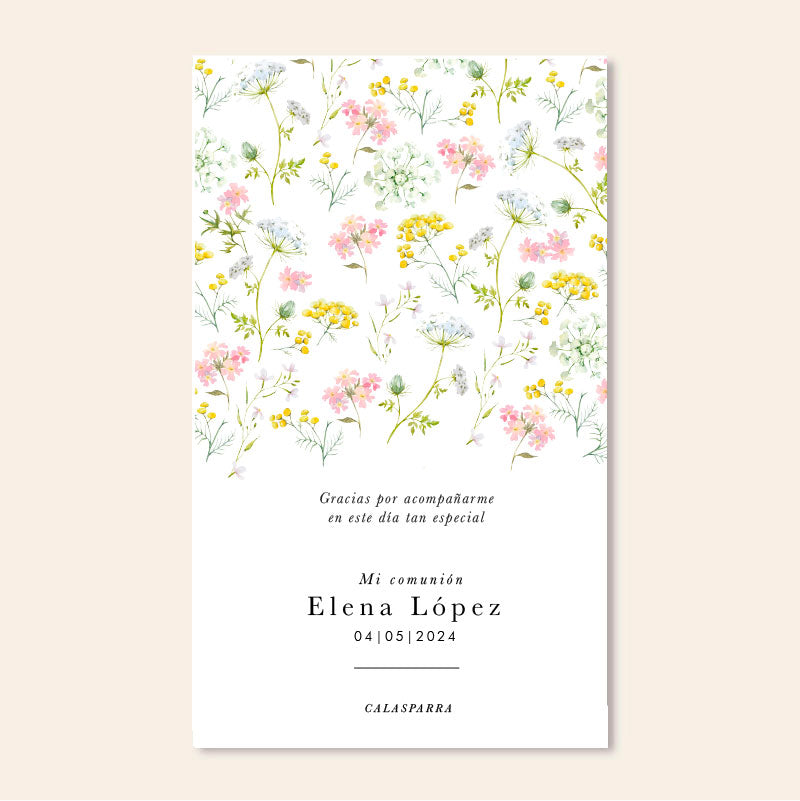 Personalized Spring Flower Reminders – La Fiesta de Olivia