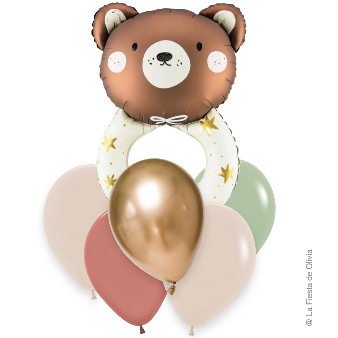 Bouquet Baby OSO hinchados con helio – La Fiesta de Olivia