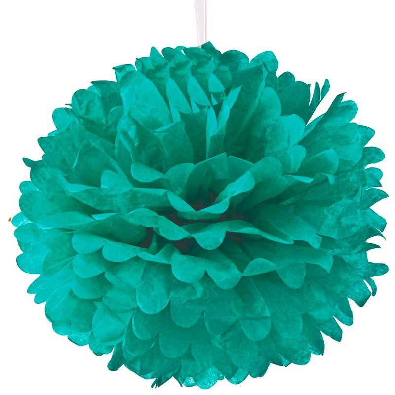 Pom Pom verde esmeralda basic – La Fiesta de Olivia