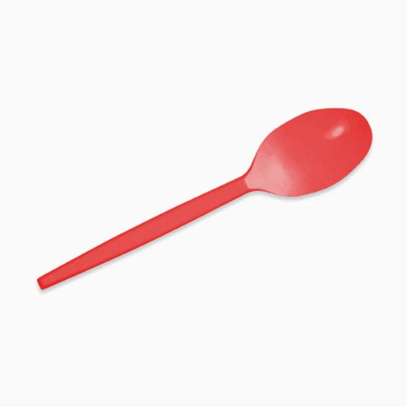 Basic red teaspoon / 15 units. – La Fiesta de Olivia