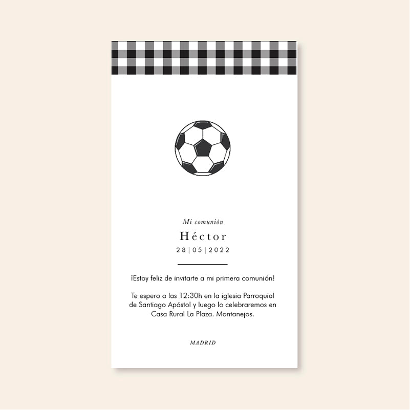 Personalized Soccer Invitations – La Fiesta de Olivia